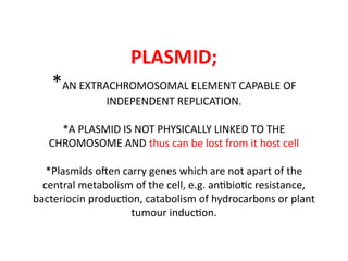 Biologi molekuler membahas dasar mol-pLASMID. | PPSX