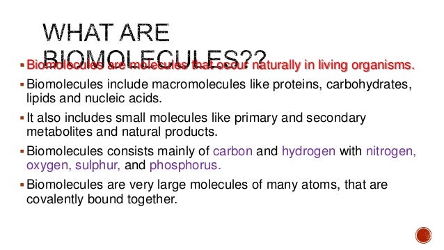 Biomolecules