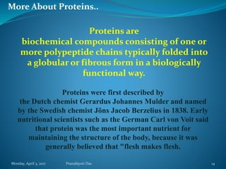 Protein as a Biomolecule | PPTX