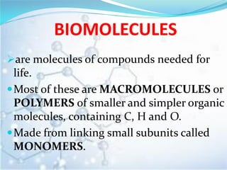 Biomolecules | PDF