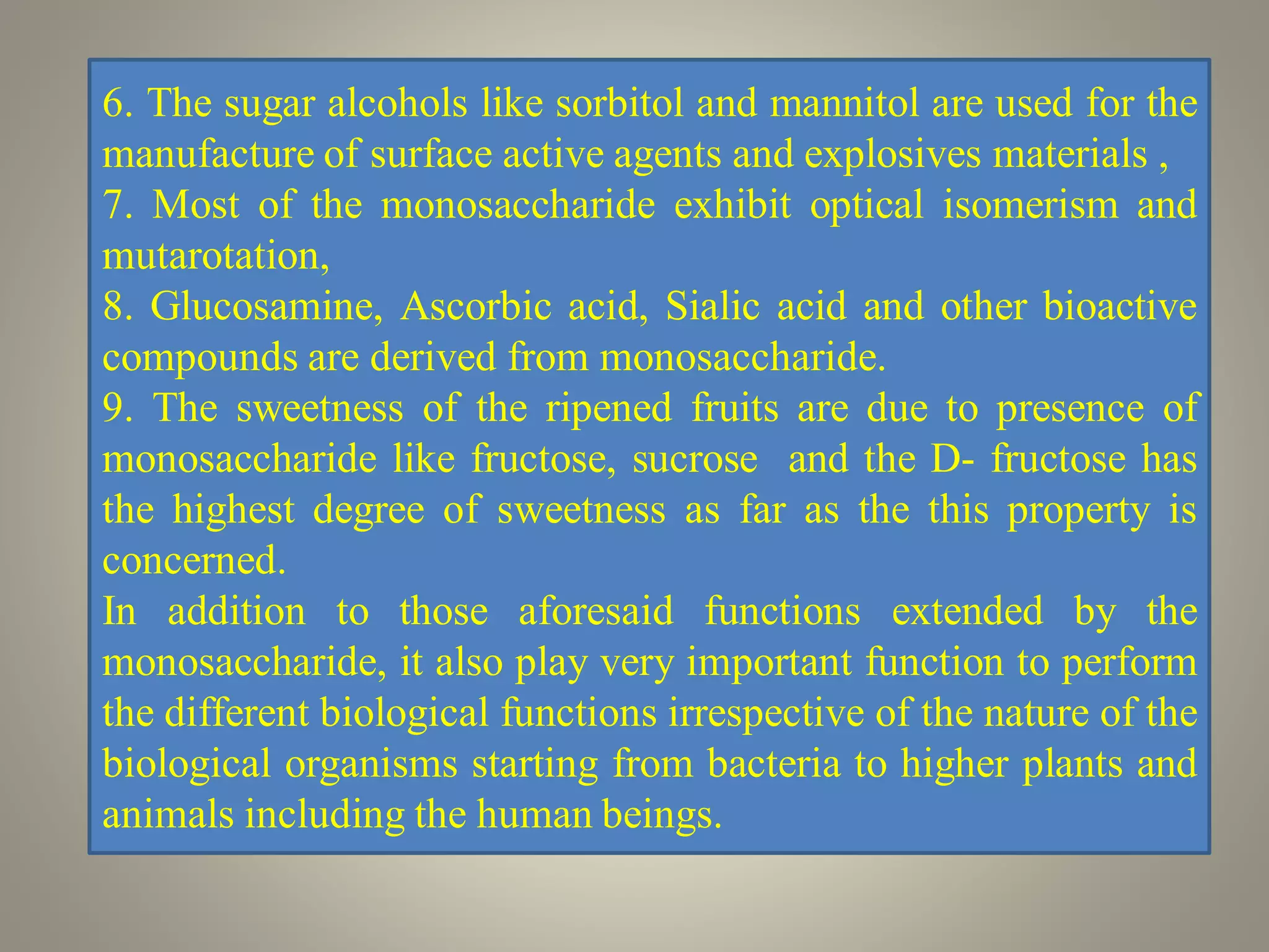 BIOMOLECULES -CARBOHYDRATES | PDF
