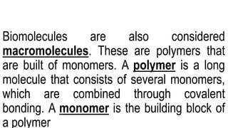 BIOMOLECULES.pptx | Chemistry | Science