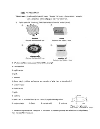BIOMOLECULES TOPIC FOR GRADE 10 STUDENTTS 10 | PDF | Chemistry | Science
