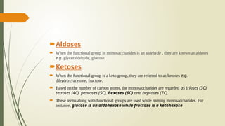 BIOMOLECULES biochemistry carbohydrates, | PPTX