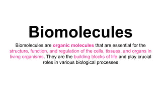 Biomolecules........................pptx