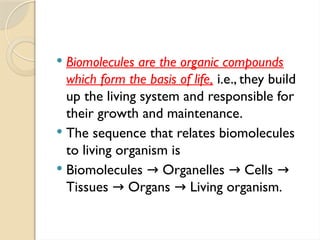 Biomolecules chap 10 grade XII Chemistry | PPTX