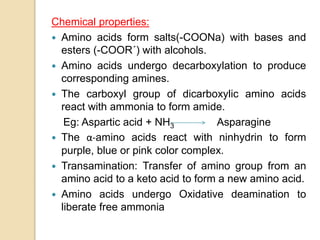 Biomolecules amino acids and proteins | PPTX