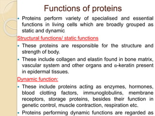 Biomolecules amino acids and proteins | PPTX | Chemistry | Science