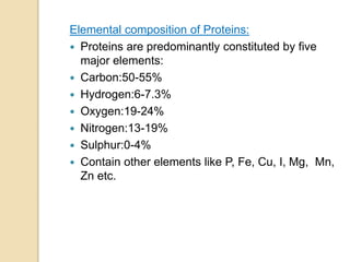 Biomolecules amino acids and proteins | PPTX