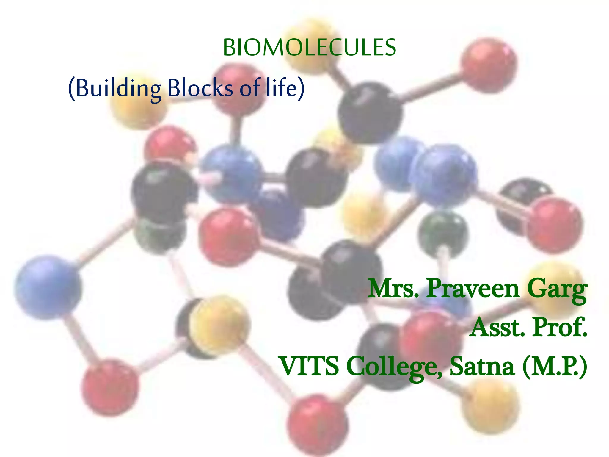 Biomolecules carbohydrate | PPTX