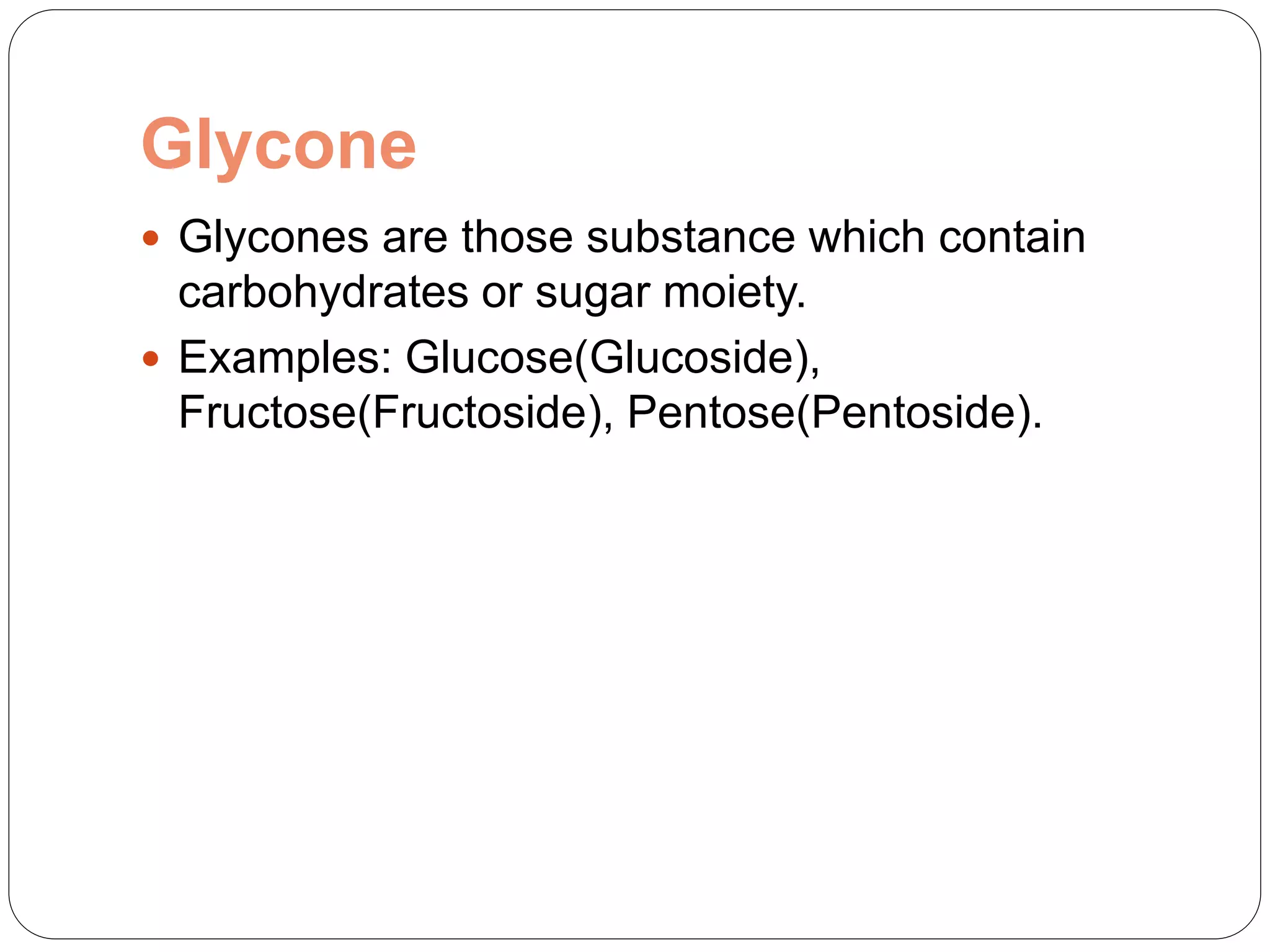 Biomolecules - Glycoside, Amino sugar, Deoxy sugar | PPTX