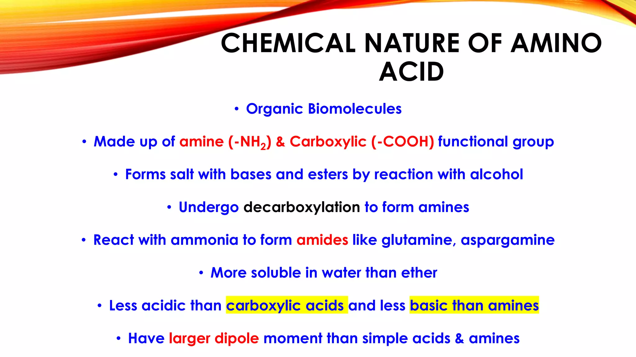 Biomolecules - Proteins & Amino acids | PDF