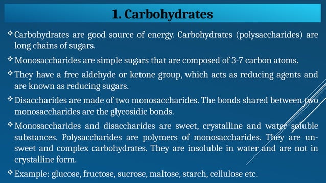 Biomolecules: Proteins, Carbohydrates, Lipids and Nucleic Acids | PPT