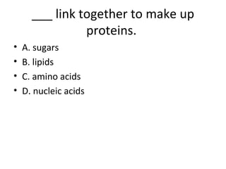 Biomolecules macromolecules | PPT