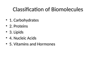 “Biomolecules: A Comprehensive Study of the Structure, Function ...