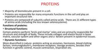 Biomolecules – Production and Industrial applications | PPTX