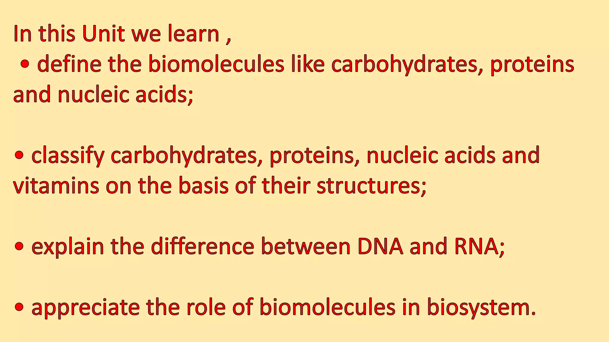 Biomolecules xii | PPTX