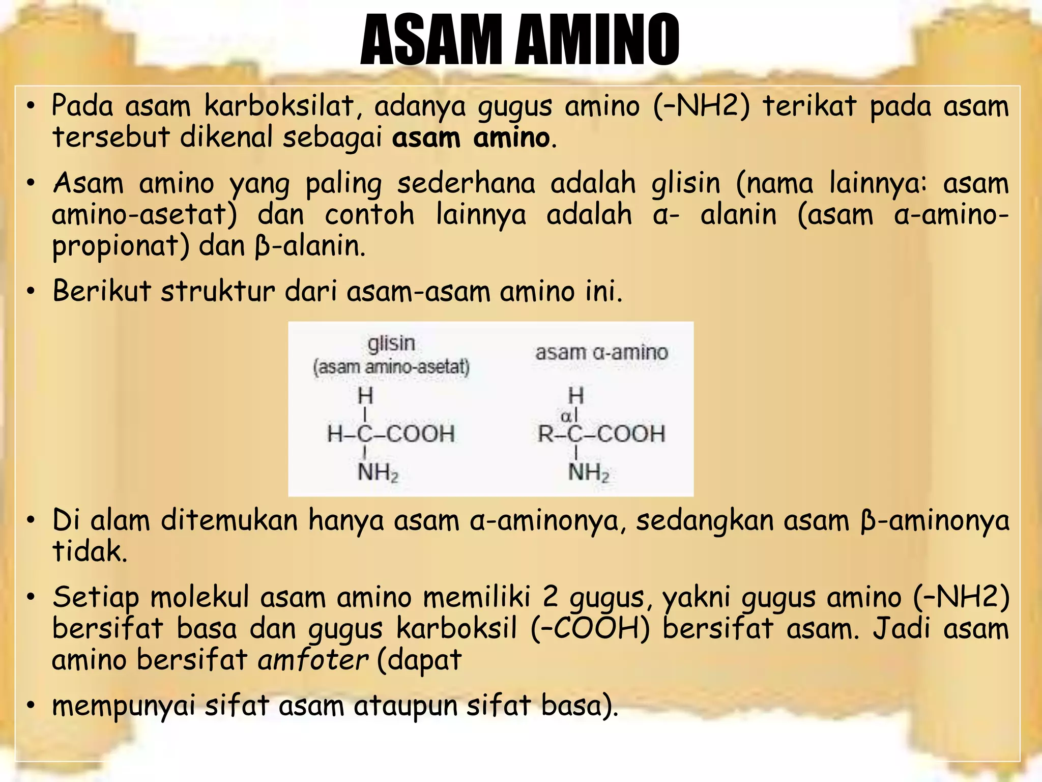 DASAR DASAR BIOMOLEKULER | PPTX
