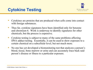 Biomonitoring: Its Expanding Role in Public Health Evaluations and ...