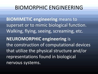 Biomorphic Engineering | ODP