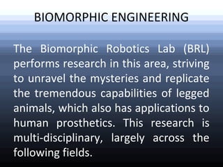 Biomorphic Engineering | ODP