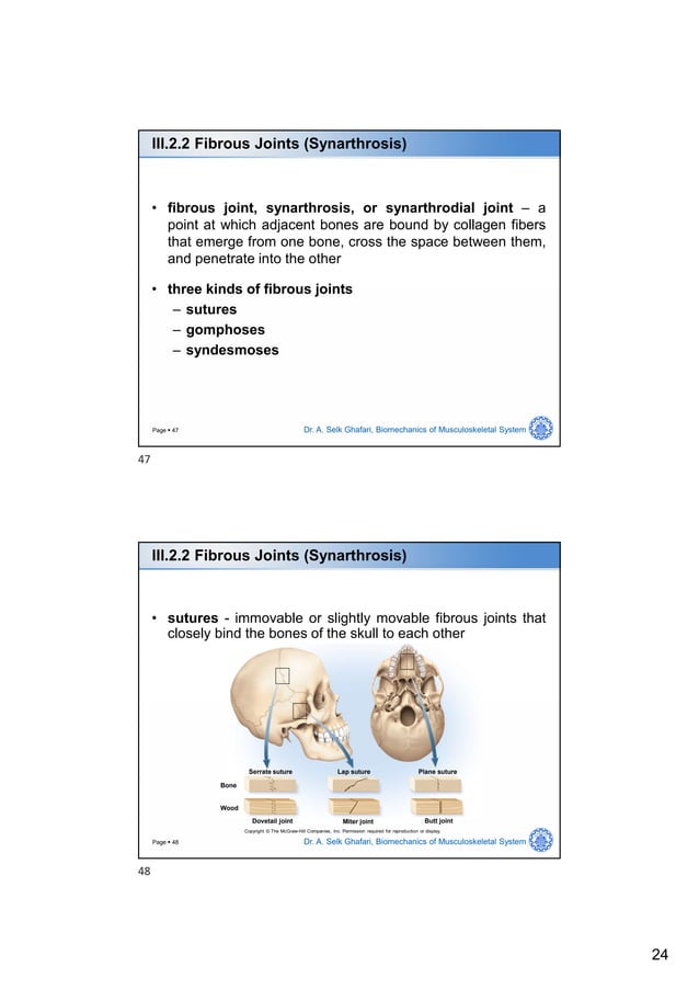 Dr. Ali Selk Ghafari: Biomechanics of Musculoskeletal System ...