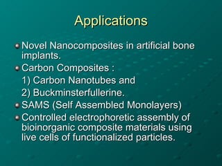 Bio Nanocomposite Material Presentation | PPT