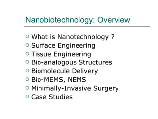 Bionanotechnology | PPT