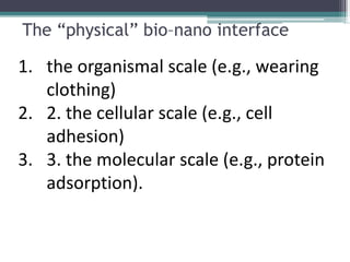 Bionanotechnology , Interface of nanotechnology and biology | PDF