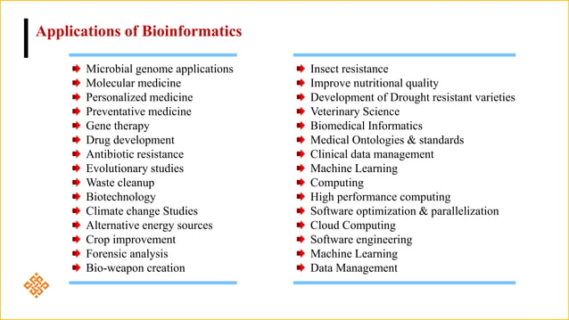 Bioinformatics Algorithms And Its Basics Pptx Databases Computer 1837