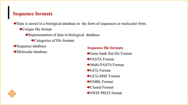 bioinformatics algorithms and its basics | PPTX | Databases | Computer Software and Applications