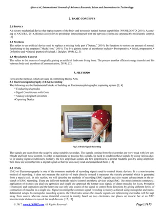 Bionic arm using muscle sensor v3 | PDF