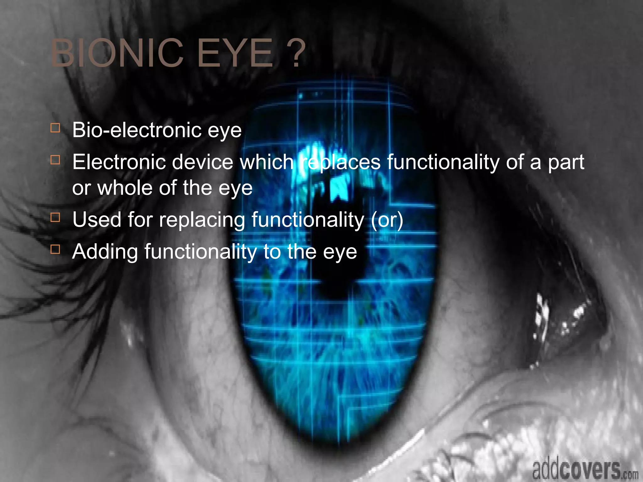 Bionic eye | PPT