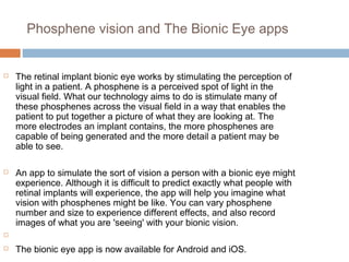 Bionic eye | PPT