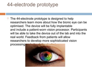 Bionic eye | PPT