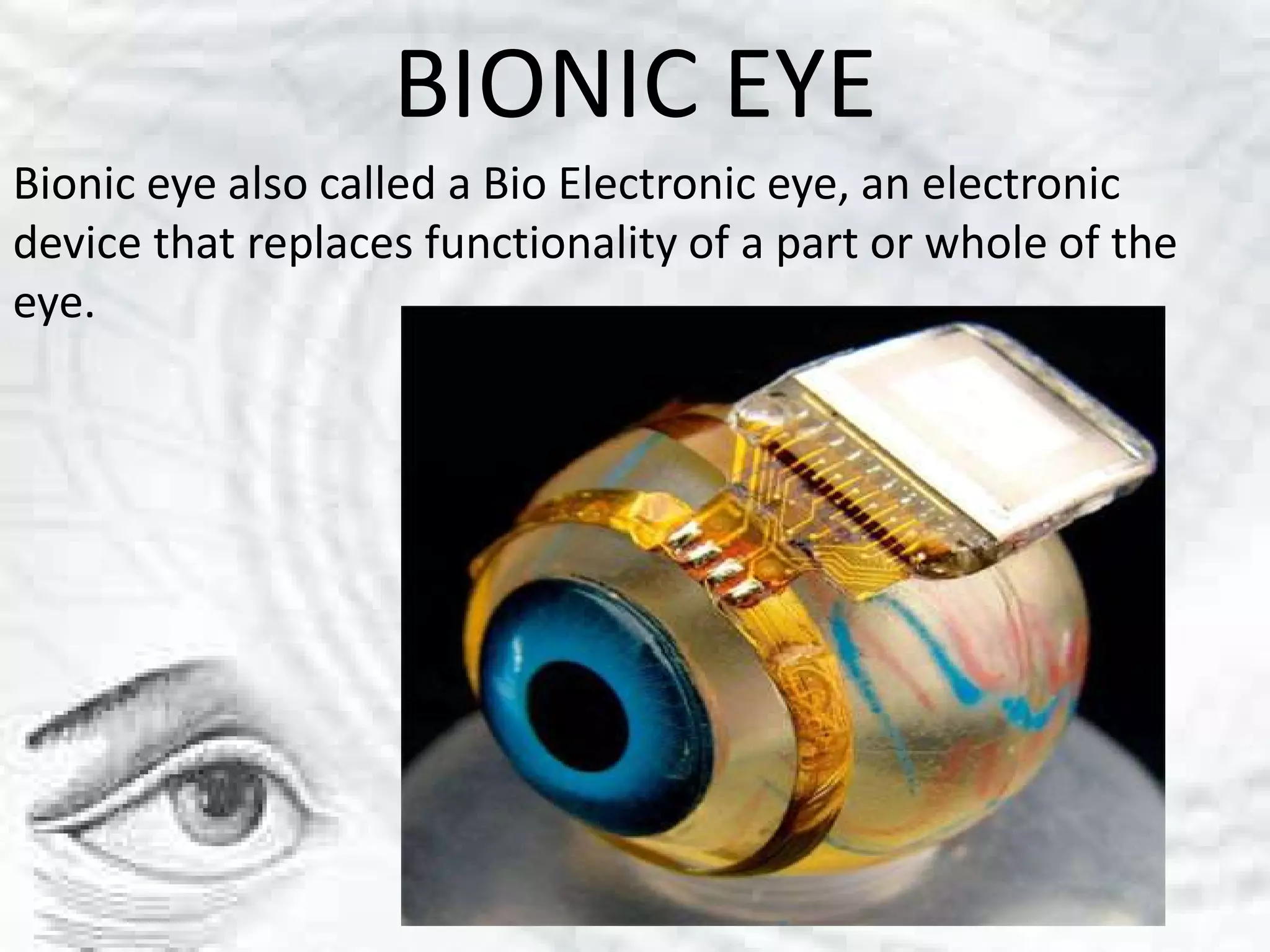 Bionic eye | PDF