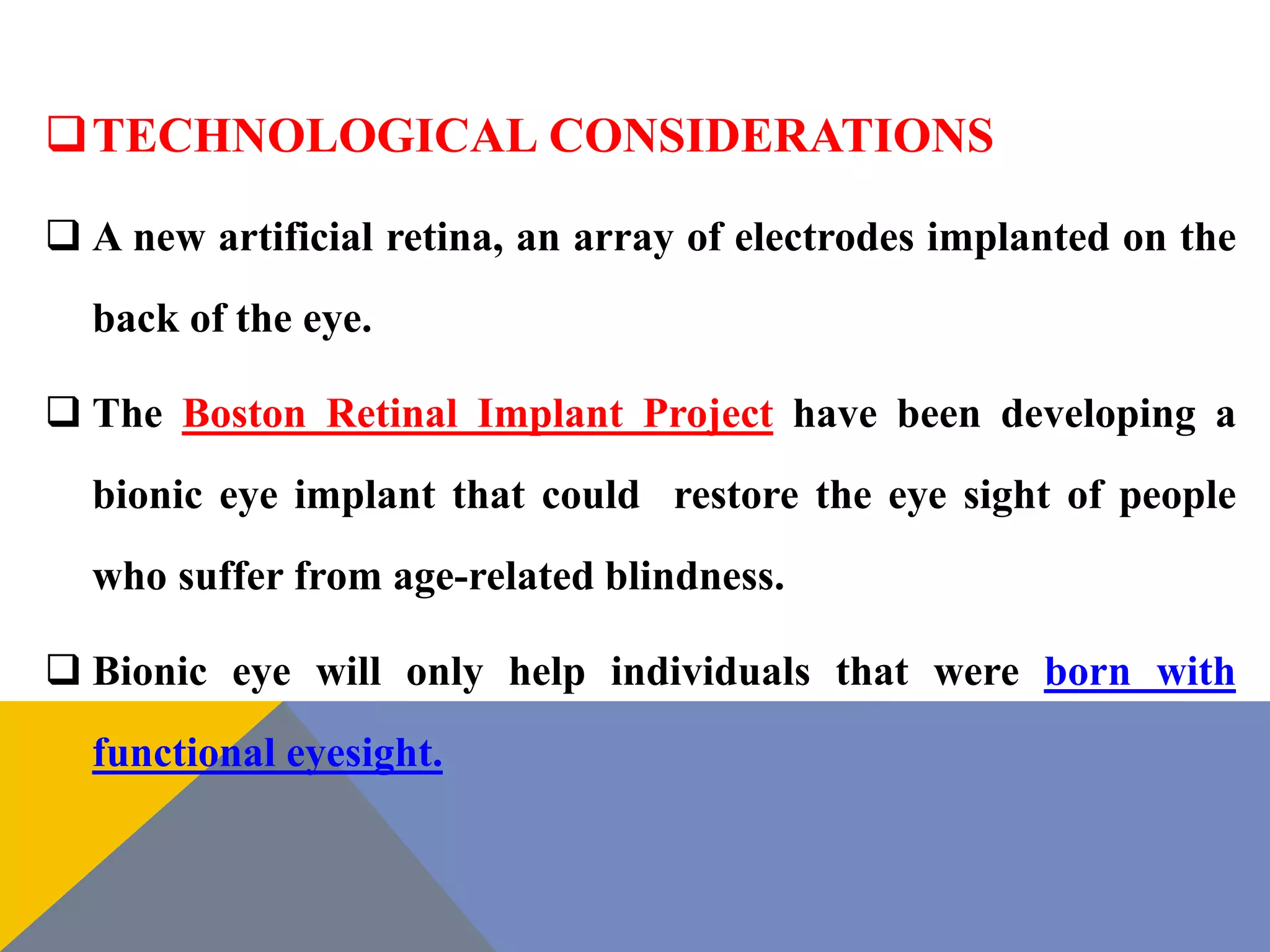 Bionic Eye | PPT