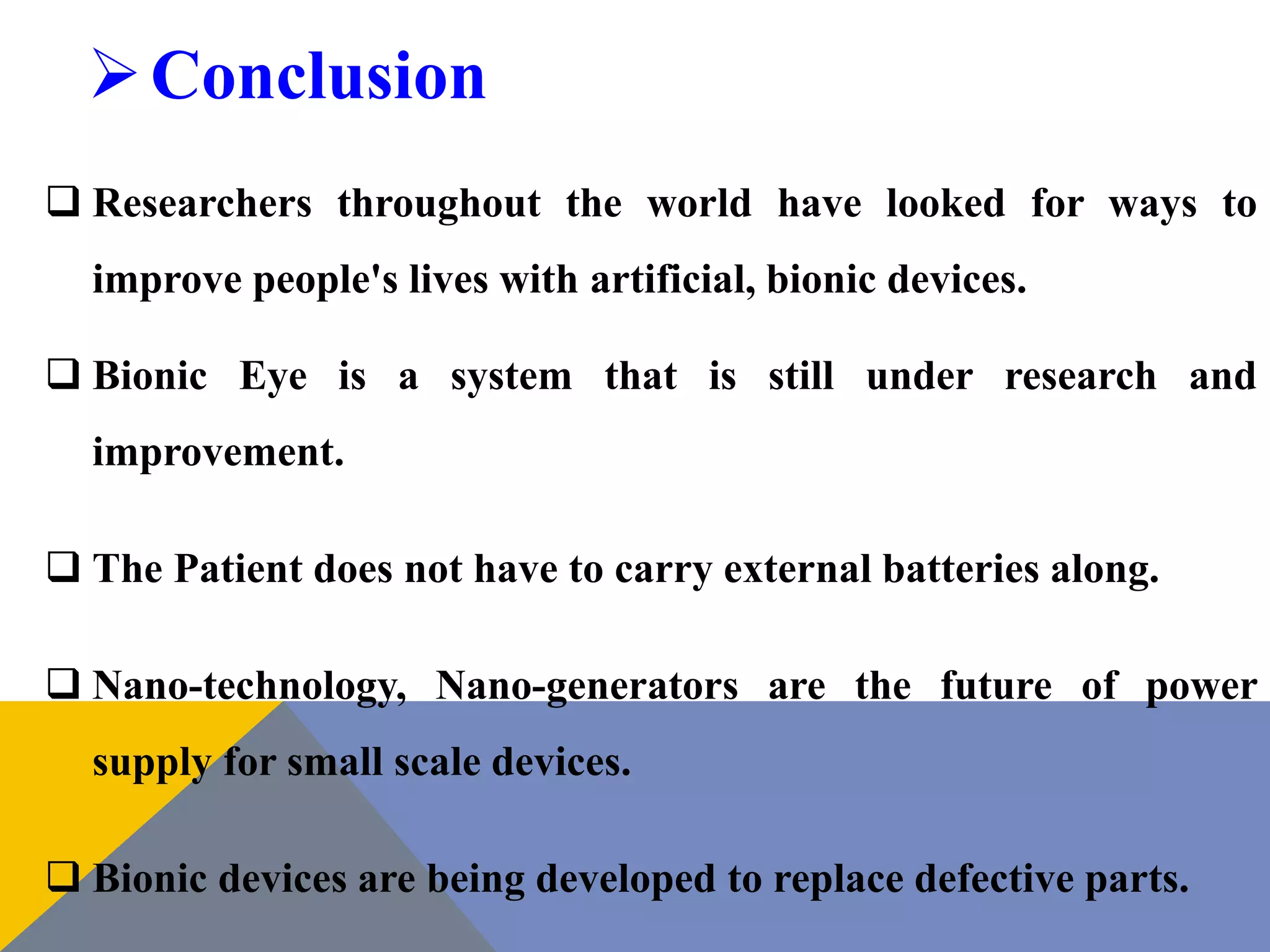 Bionic Eye | PPT