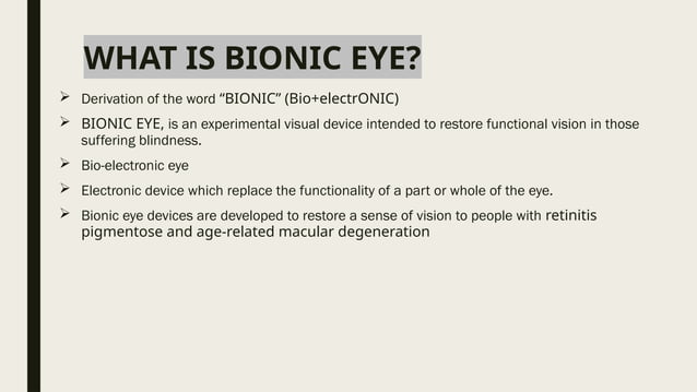 Bionic Eye Final Pptx Hhhhhhhhhhhhhhhhhhhh Ppt