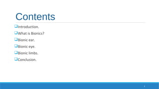 Bionics | PPT