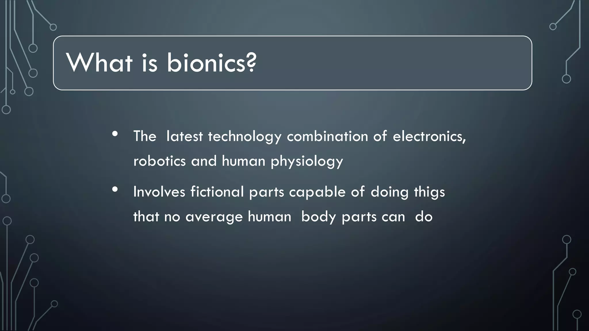 Bionics | PDF
