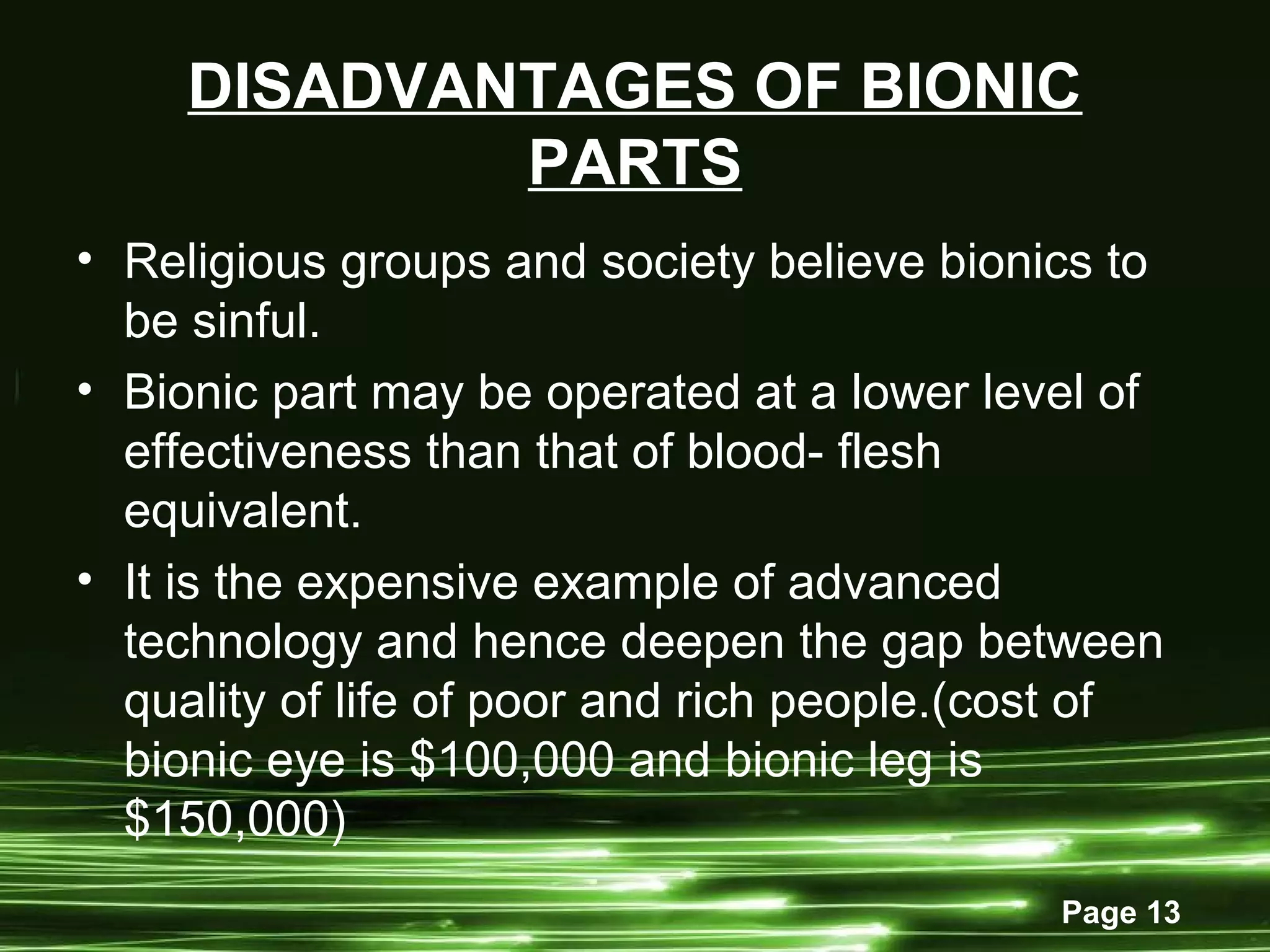 Bionics ppt | PPT