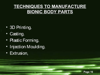 Bionics ppt | PPT