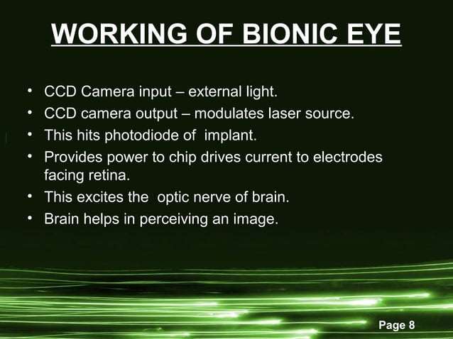 Bionics ppt | PPT | Digital Audio | Computer Software and Applications