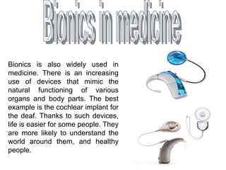 Bionics | PPT
