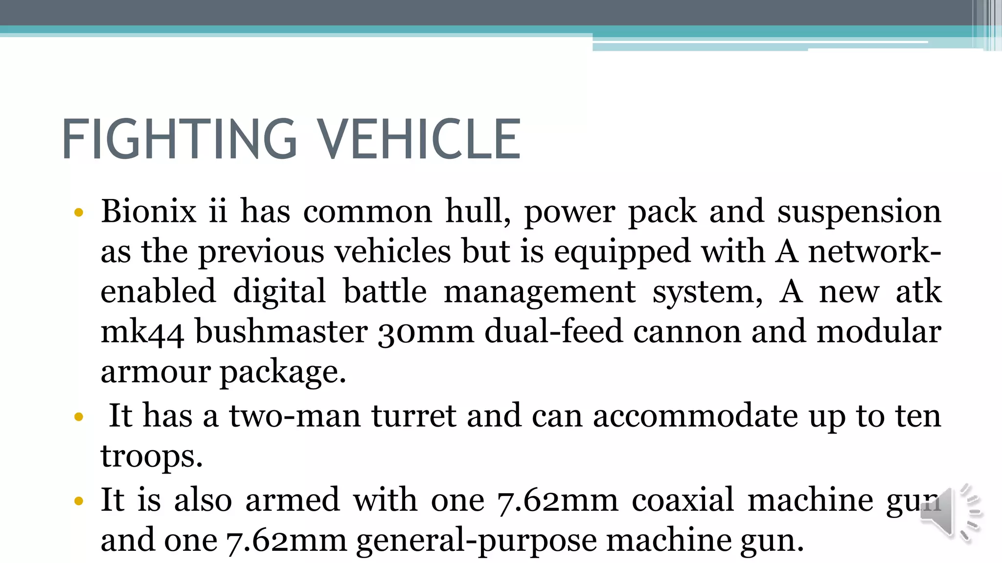 Bionix infantry fighting vehicle, singapore | PPTX