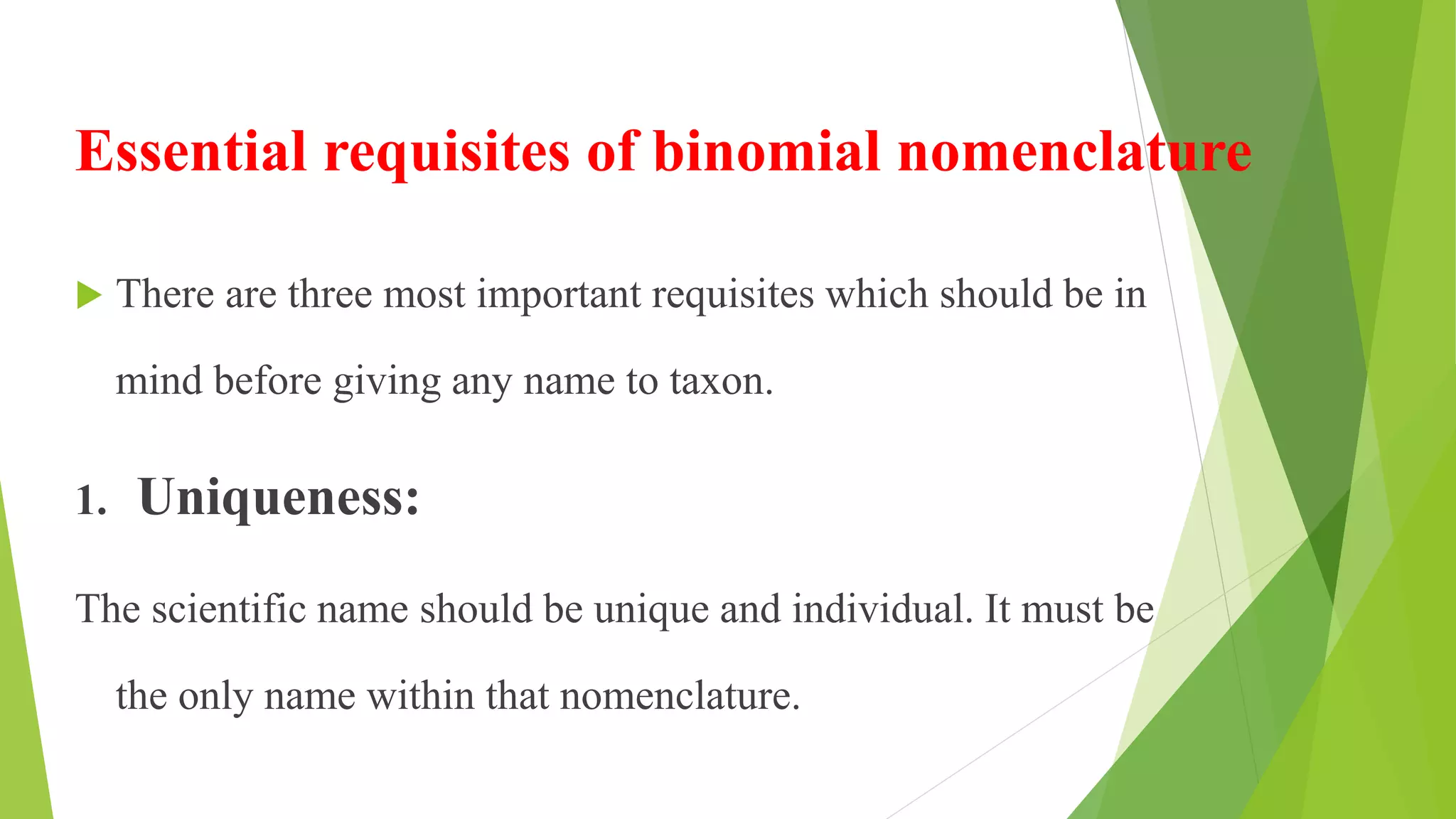 Bionomial nomenclature | PPTX