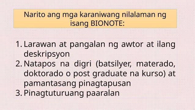 Bionote presentation PowerPointtttt.pptx