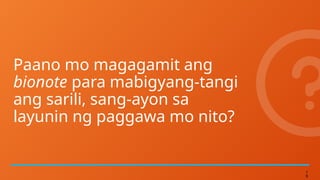 Bionote.Filipino sa Piling Larang-Akadpptx | PPTX