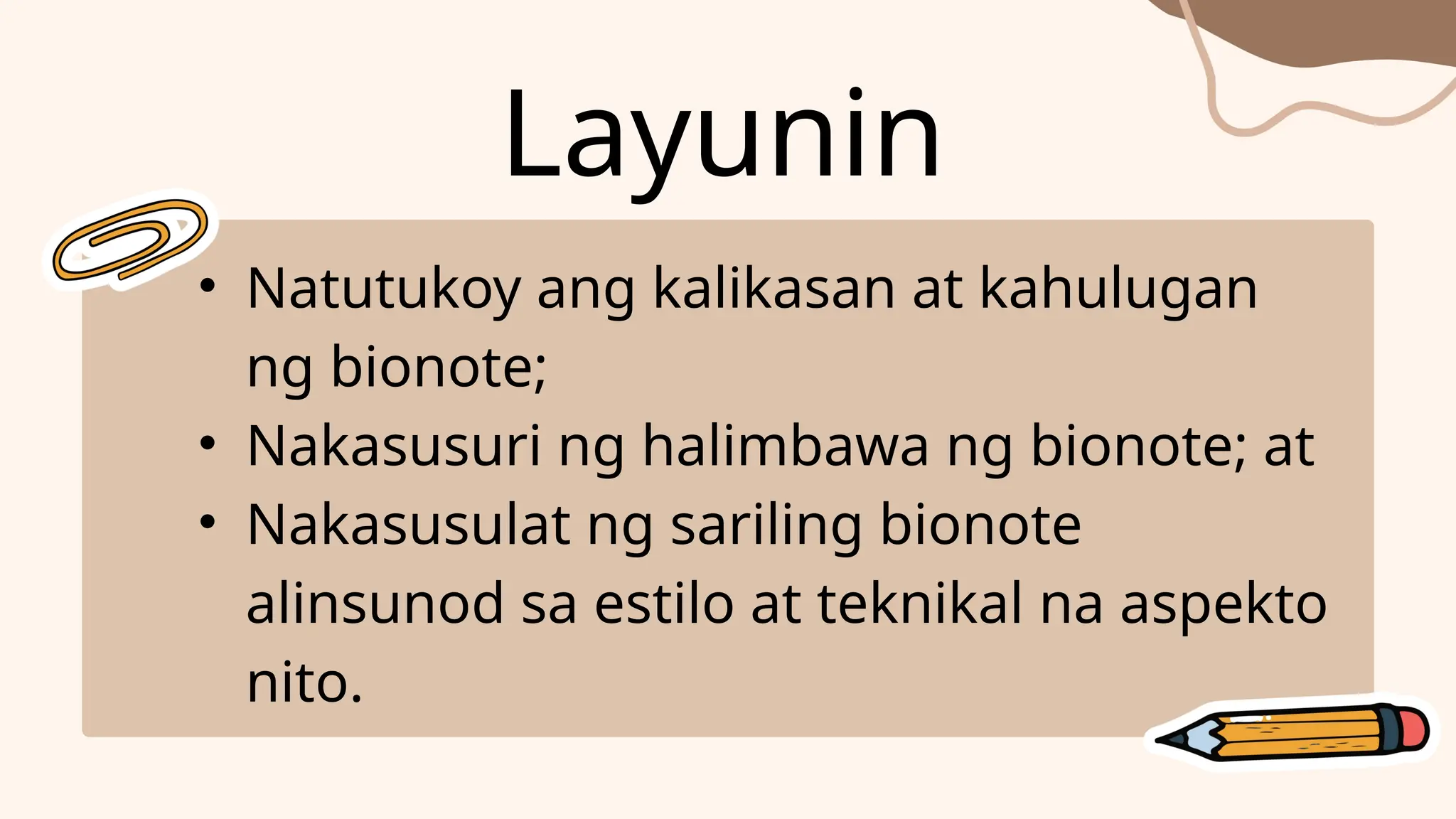 BIONOTE.Senior High School.Filipino12pptx | PPTX